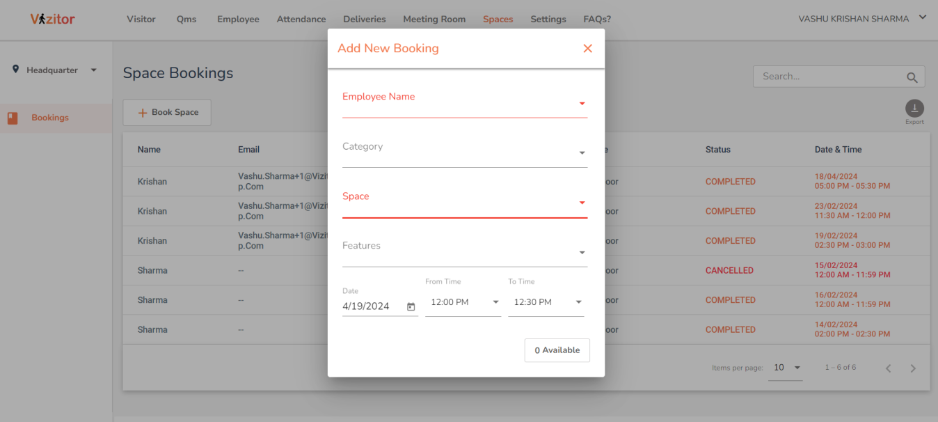 Smart Conference Meeting Room Scheduling System Software | Get Free Demo Now!
